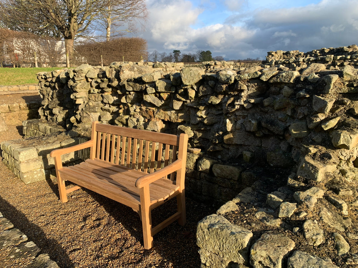 2023-01-28-Rochester bench 5ft in teak wood, Roman Corbridge – Memorial ...