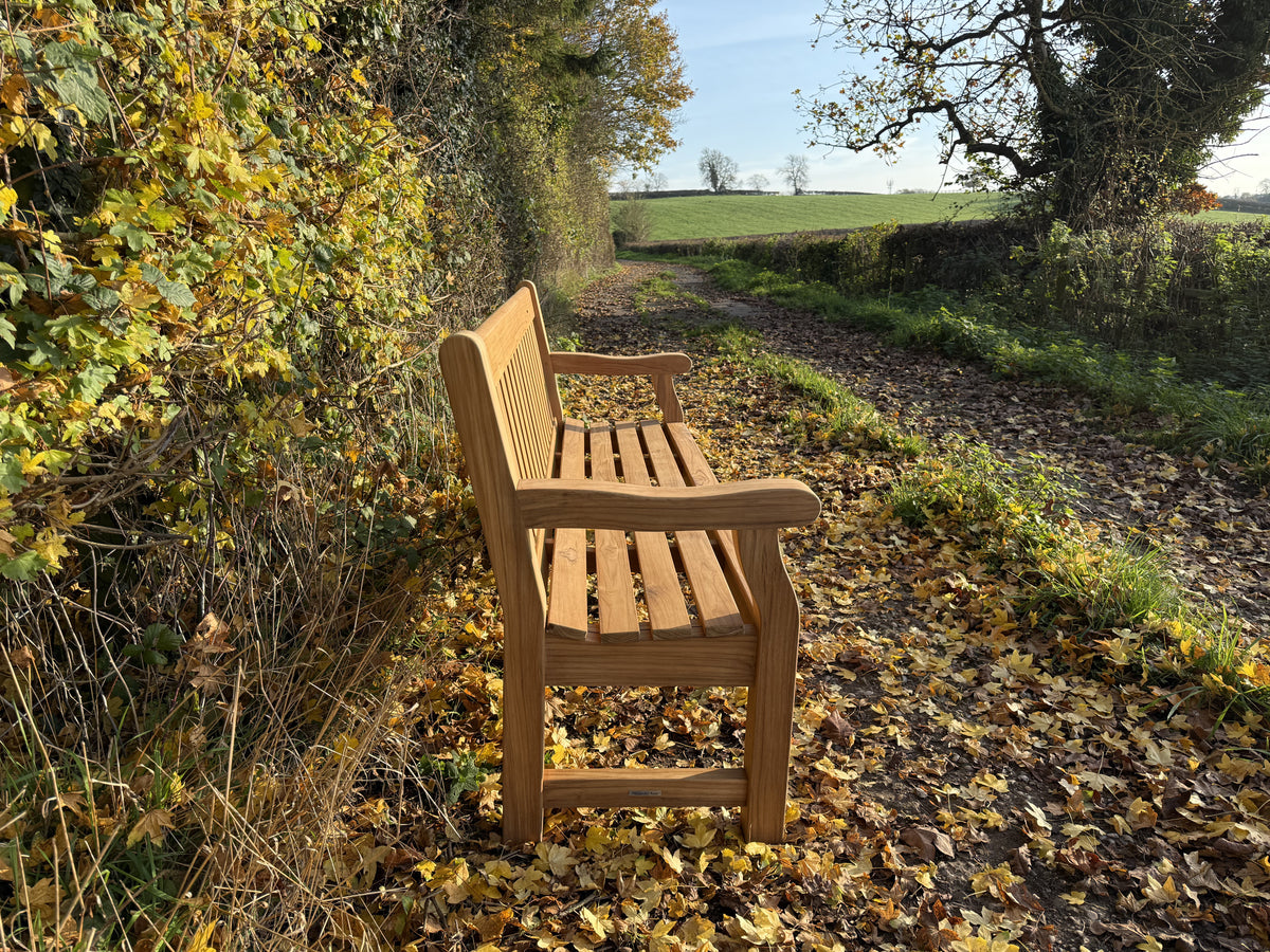 Teak Memorial Bench (Free letter carving) 6ft Royal Park FSC certified ...